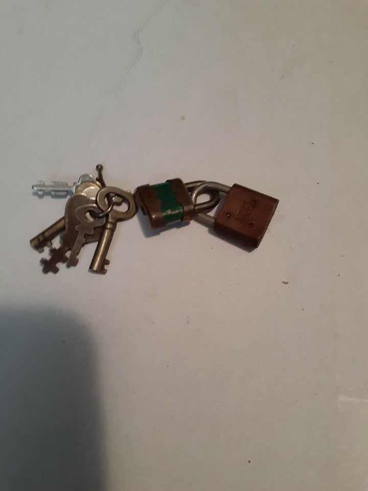 Vintage Locks And Keys You get Two Locks And Six Keys One Lock Is Alco ...