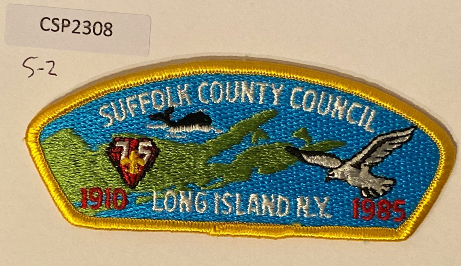 Boy Scout Suffolk County Council 1985 75th Anniversary CSP S-2 | eBay