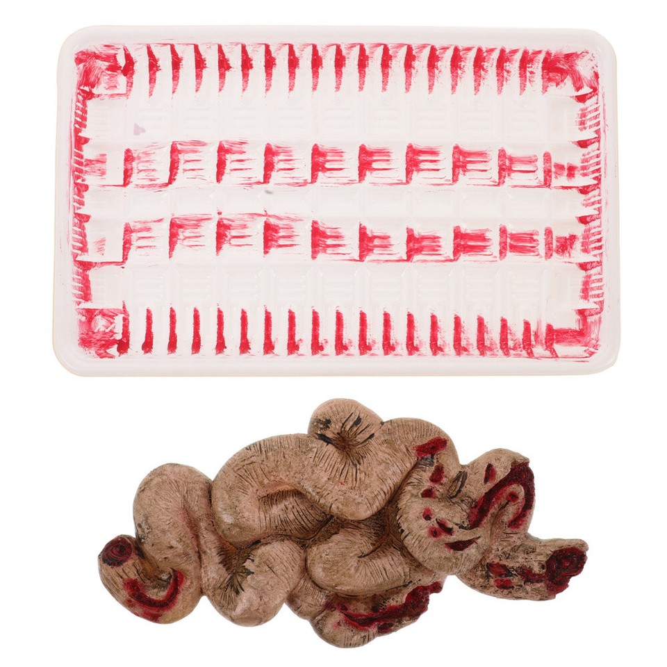 Halloween Fake Intestines Decoration Large Sausage Lunch Box Toy Horror ...