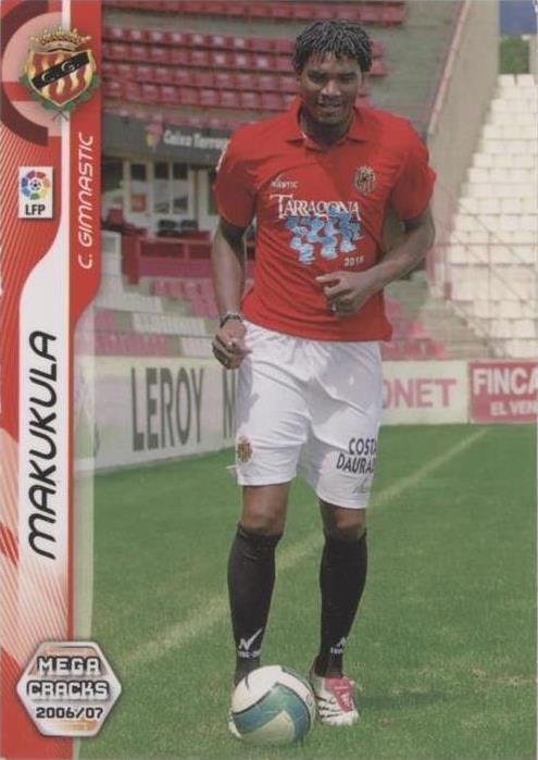 2006-07 Panini Megacracks MGK La Liga - Nueva Ficha Ariza Makukula #160 ...