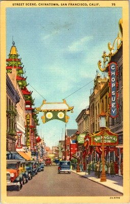 San Francisco California CA : RESTAURANT SCENE j/24 BG0533 | eBay UK