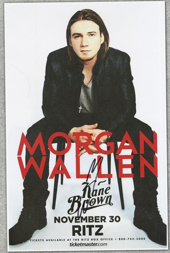 Morgan Wallen autographed concert poster | eBay