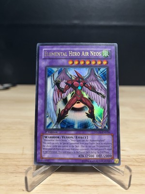 Yu-Gi-Oh! Elemental Hero Air Neos STON-EN034 Ultra Rare 1st Edition NM ...
