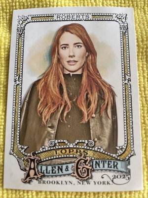 MLB Topps 2025 Allen & Ginter Emma Roberts #286 | eBay