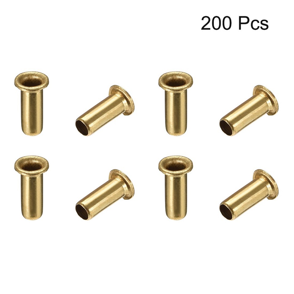 4mm x 10mm Through Hole Copper Hollow Rivets Grommets Circuit Board PCB ...