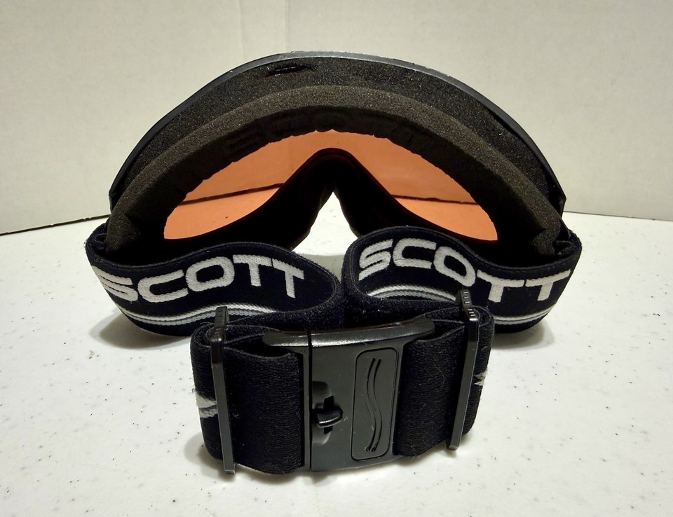 1990s Vintage Retro Scott ACS Ski / Snowboard Goggles w Black Frame ...