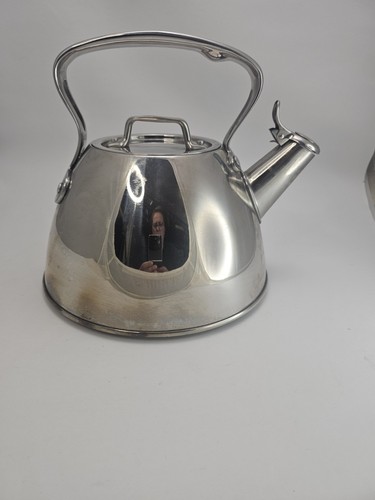 All Clad Metal Crafters 2 QT Stainless Steel Kettle Tea Pot | eBay