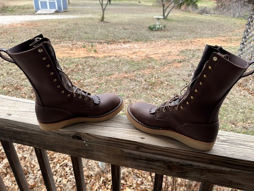 nicks boots size 9 walnut leather | eBay