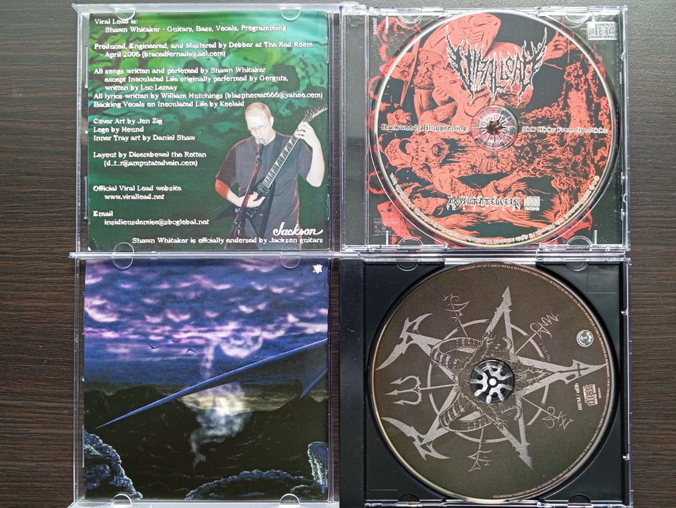 2 CD DEATH METAL "Viral Load – Backwoods Bludgeoning" & "Centinex – Reflections" | eBay