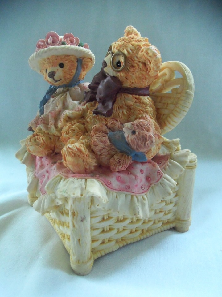 Vintage Bainbridge Bear Collection Music Box - Plays Yesterday | eBay