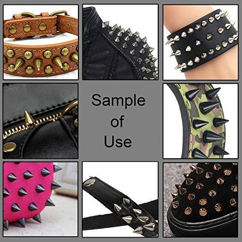 70 Sets Spike Studs for Clothing Leather Craft Shoes Belts Bags Dog ...