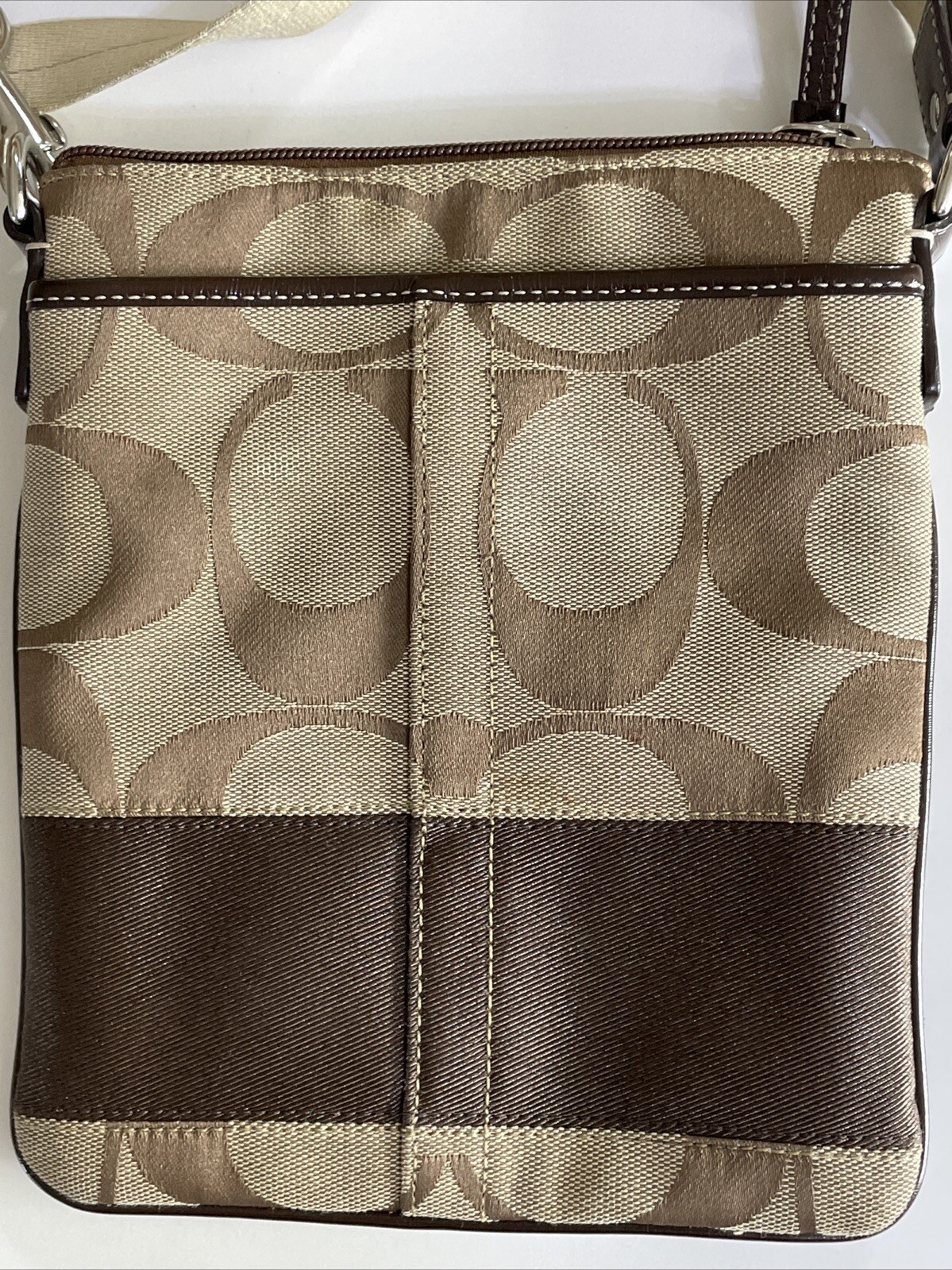 COACH Signature C Logo Crossbody Swingpack Bag Purse … - Gem