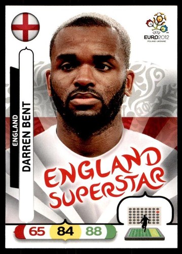 Panini Euro 2012 Adrenalyn XL - England Darren Bent (UK Edition / Base ...