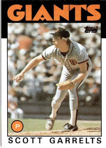 1986 Topps Scott Garrelts San Francisco Giants #395 | eBay