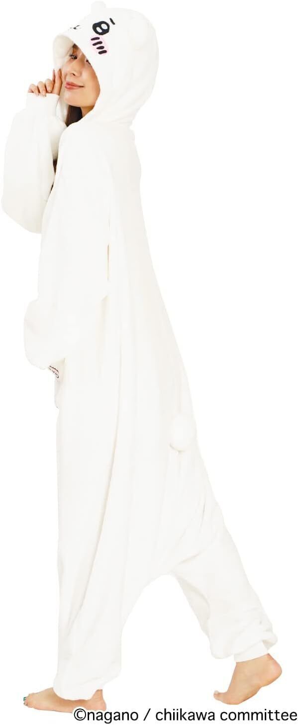 NEW SAZAC Fleece Kigurumi Chikawa Adult Free Size Polyester Costume ...