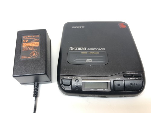 Sony Discman D-34 Walkman Portable Personal CD Music Player w/ Charger ...