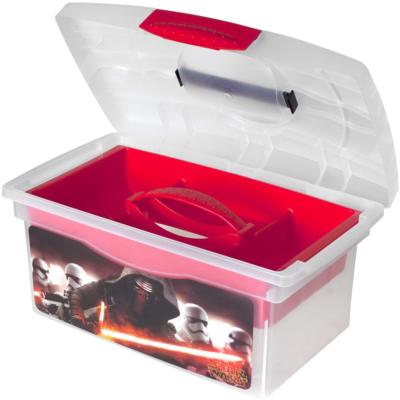 Star Wars Storage Box with Lift Out Compartment White / Red | eBay