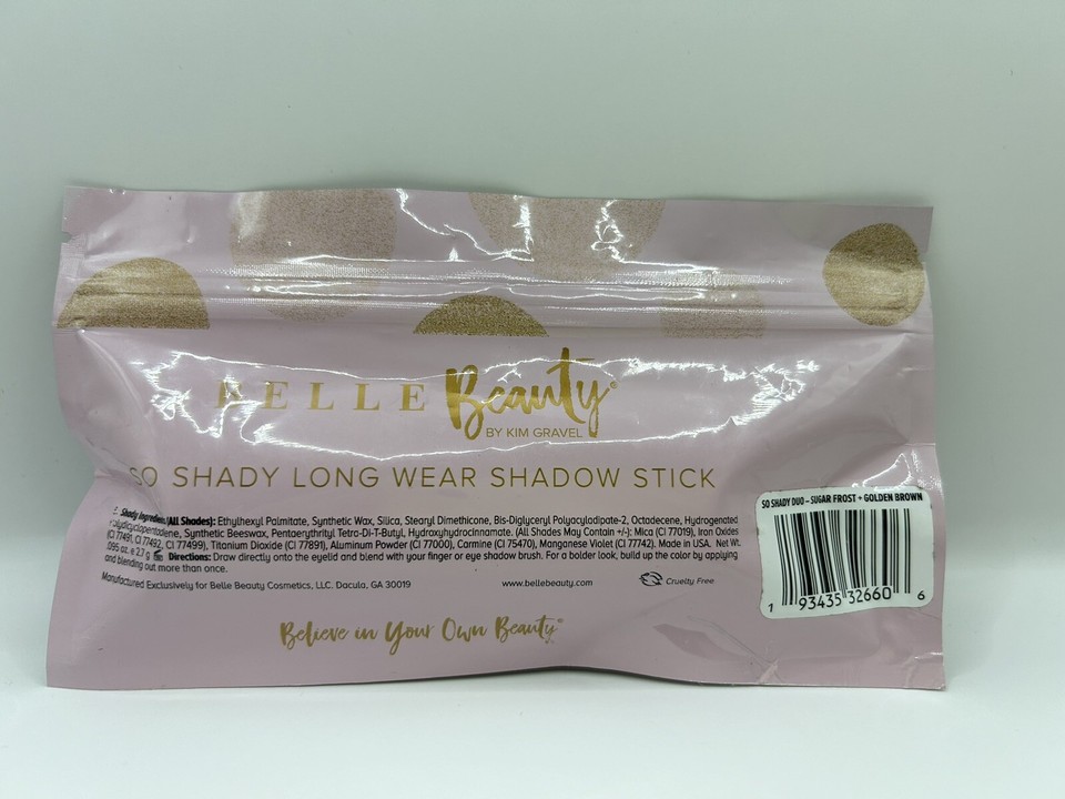 BELLE BEAUTY~ So Shady Long Wear Shadow Stick~Sugar Frost + Golden ...