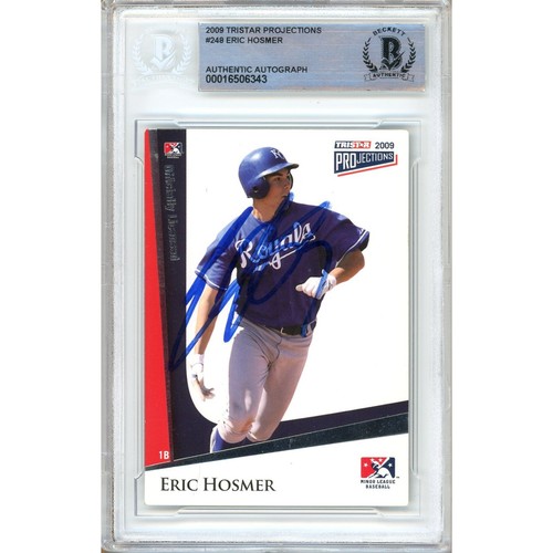 Eric Hosmer Kansas City Royals Auto 2009 Tristar PROjections #248 BAS ...