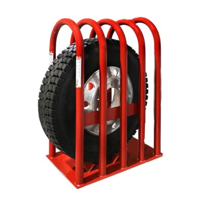 Tyre Inflation Safety Cage 5 Bar tyre safety fence for Truck Bus Tyre ...