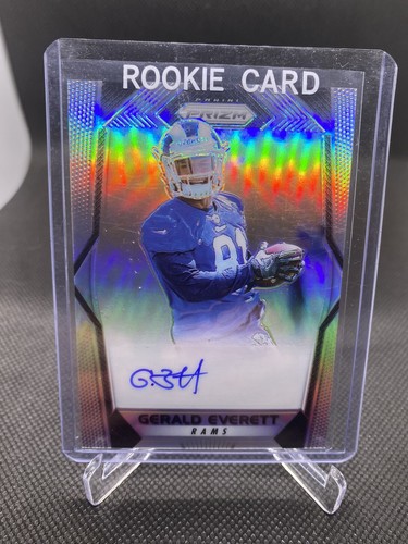2017 Panini Prizm Rookie Auto Silver Prizm Gerald Everett #RA-GE Rookie ...