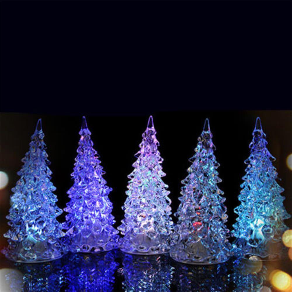 New Table Gift Icy Crystal Light Decoration Christmas Trees LED ...