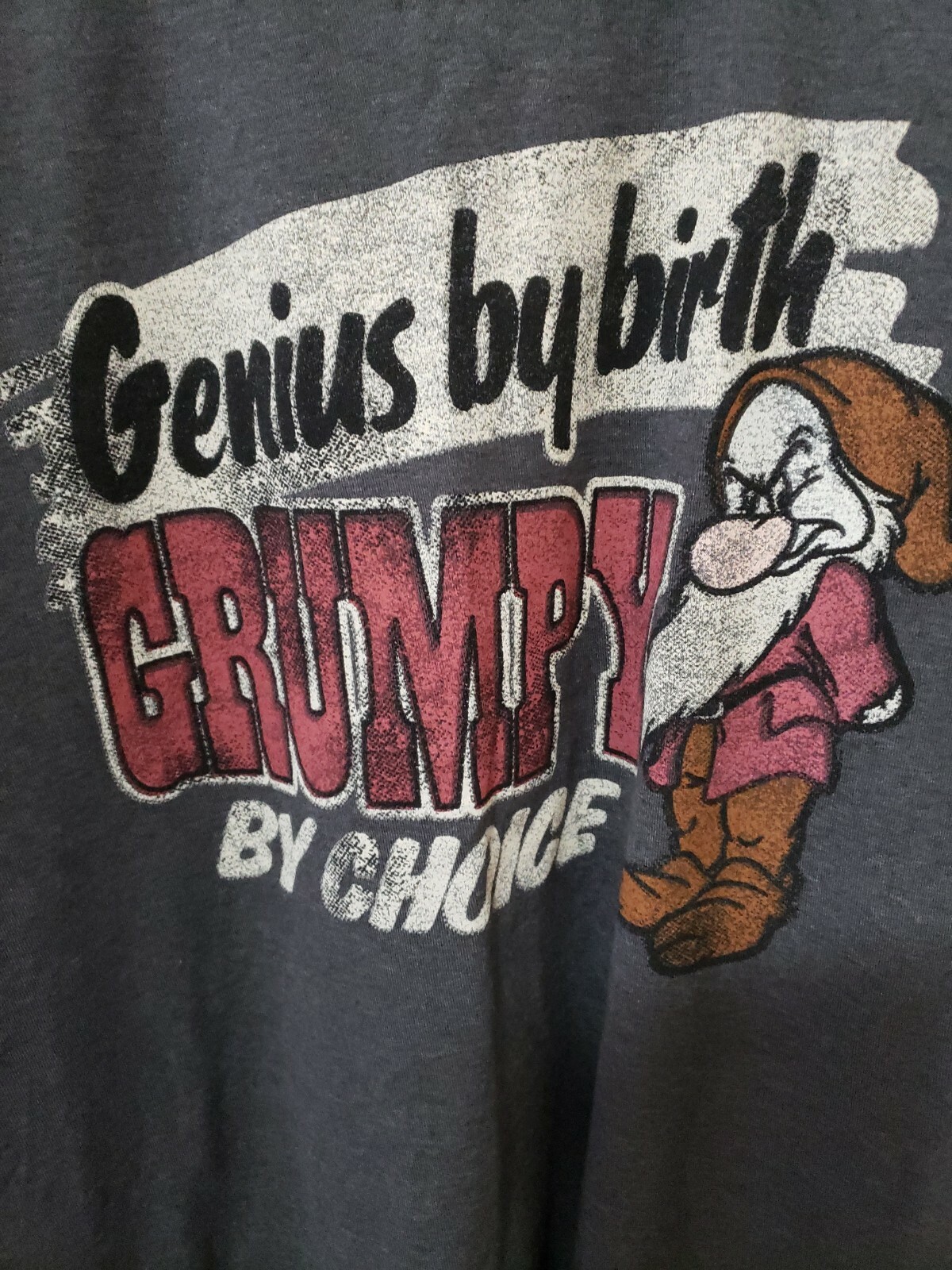 Disneyland Resort Grumpy T-Shirt Gray Genius by Birth… - Gem
