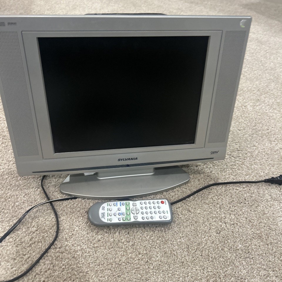 Sylvania LD155SL8 LCD 15" Flatscreen TV/DVD Combo HDTV Retro | eBay