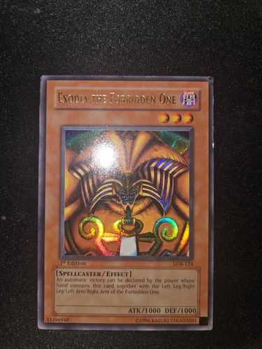 Yu-Gi-Oh! Exodia the Forbidden One LOB-124 1st Edition Vintage Played ...