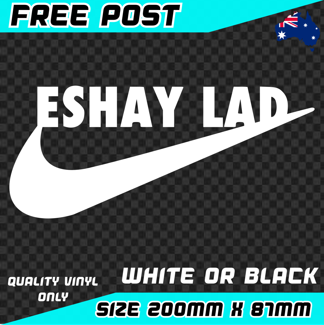 Eshay Lad Sticker Decal Vinyl Car Ute Window Funny 4x4 Aussie Straya ...
