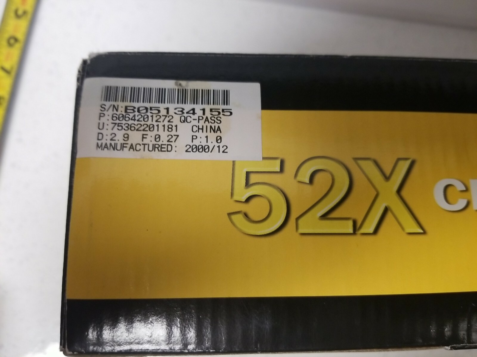 Vintage BTC 52x Max Computer PC CD-ROM Drive In Box + Accessories ...