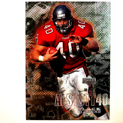 Mike Alstott 2000 Upper Deck Black Diamond Card #110 NFL Tampa Bay ...