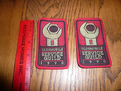 1990 Oldsmobile Service Guild Mechanics Patch - Vintage - Gold ...