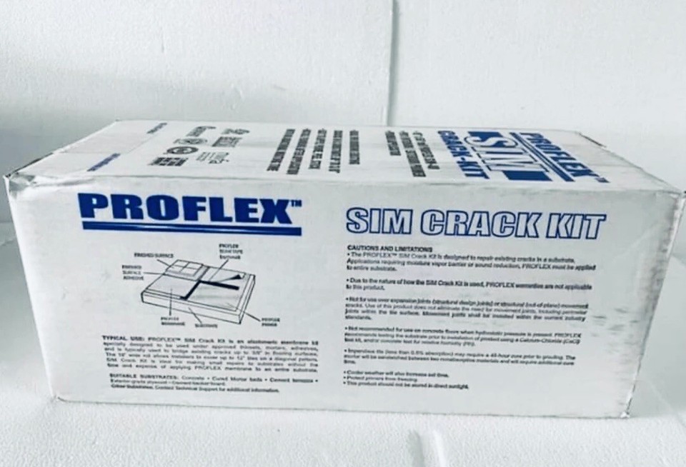 New Proflex 18"x50' Roll 40 mil Underlayment -Tile, Stone, Brick & Wood ...