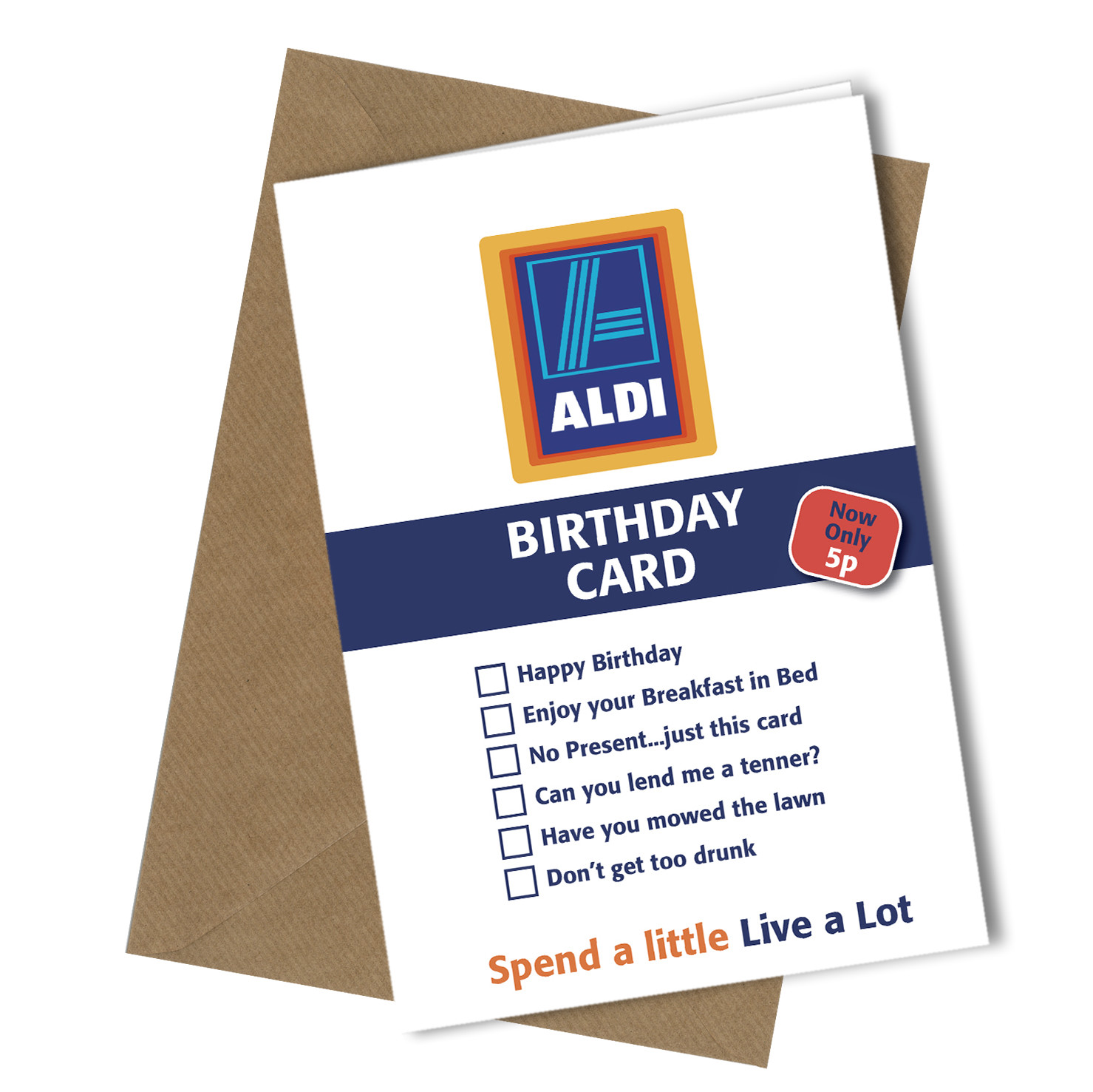 #245 Greetings Card ALDI VALUE Comedy Rude Funny Humour Birthday Card ...