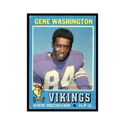 1971 Topps Gene Washington Football Cards #130 | eBay