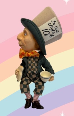 R John Wright Mad Hatter Doll Alice Wonderland NOS w Box COA Ltd ED | eBay