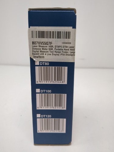 Laser Measure 165ft DT50 Laser Distance Meter 50M, Portable Handle ...