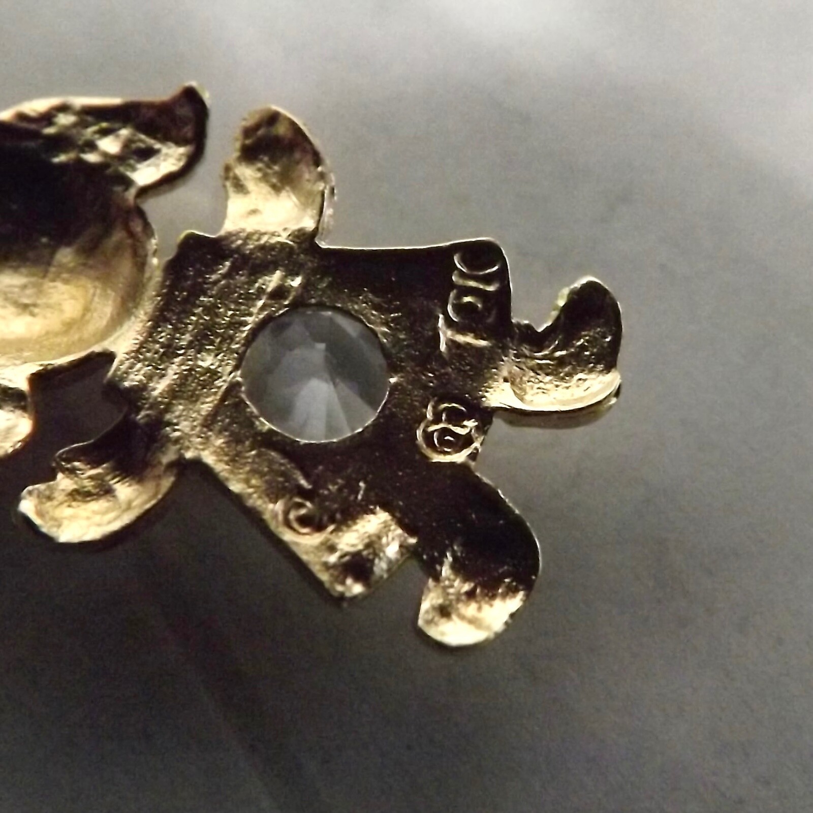 10k Gold OroAmerica Aquamarine March Birthstone Little Girl Child Charm ...