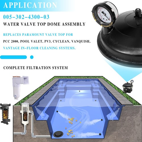 005-302-4300-03 Water Valve Top Dome Assembly for Paramount with PSI ...