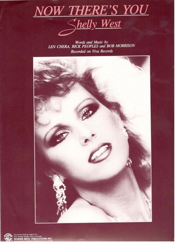 SHELLY WEST "NOW THERE'S YOU" PIANO/VOCAL SHEET MUSIC-NEW-1985 ...
