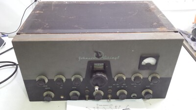 Johnson Viking II Transmitter Ham Radio Copper Plated Case - PARTS ...