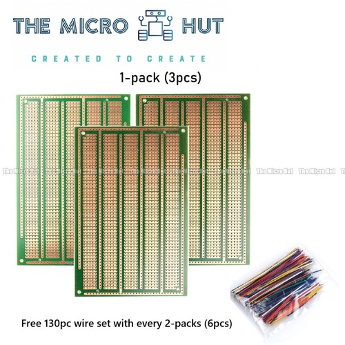 Prototyping PCB 1-pack (3pcs) 10x15cm Single Sided Copper Matrix ...