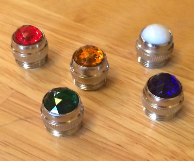 Light AMBER RED GREEN WHITE PURPLE faceted lens dash light DIALCO Mix-n ...