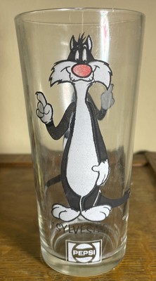 Vintage Sylvester Cartoon Cat Pepsi Collector Series 1975 Drinking ...