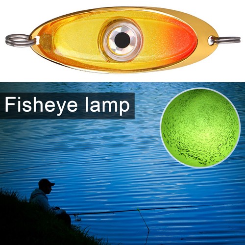 Fishing Light Fish Luring Led Eye Lamp with 3 Colors for Drop ...