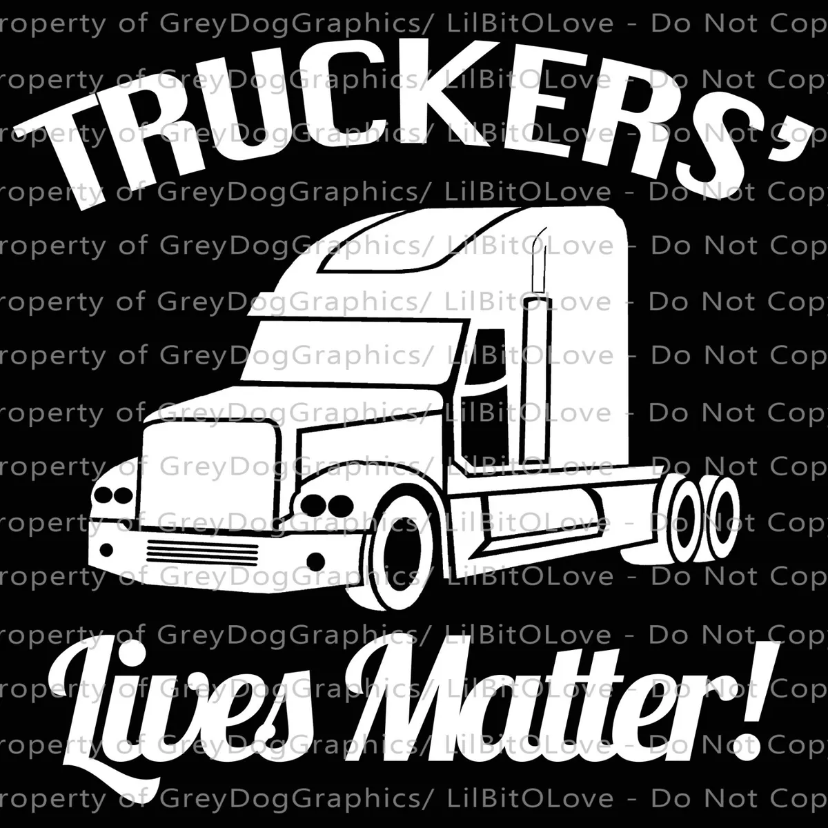 18 Wheeler Decal