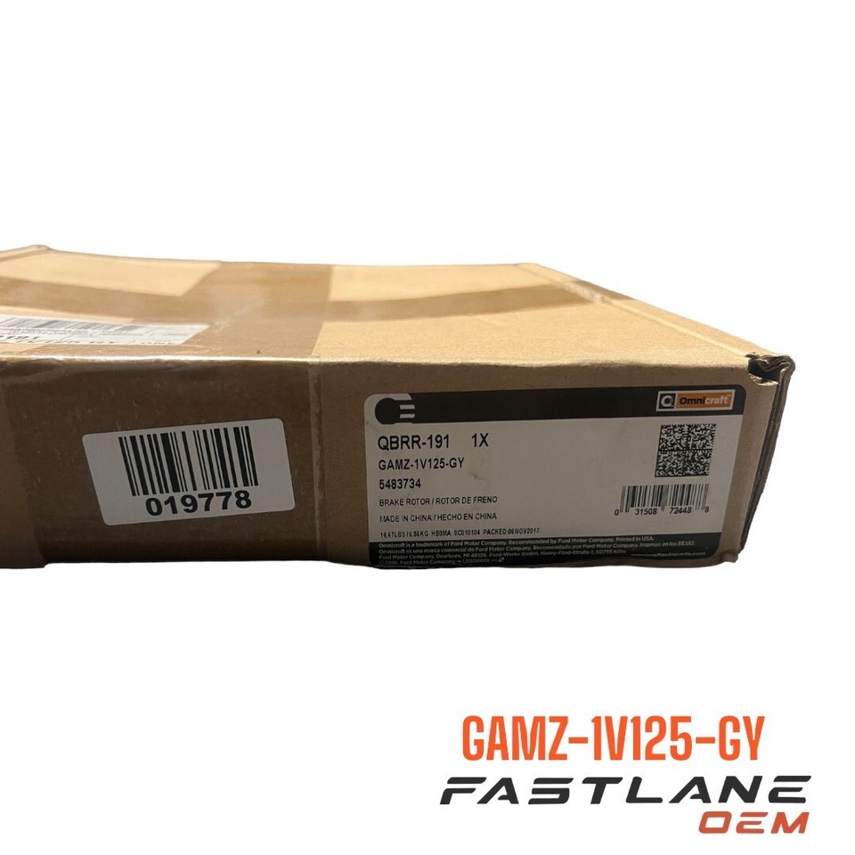 GENUINE FORD BRAKE ROTOR ASSEMBLY NEW GAMZ-1V125-GY | eBay