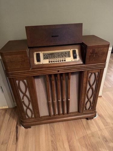 1940 Philco Shortwave/Broadcast/Police Band Console Tube Radio | eBay