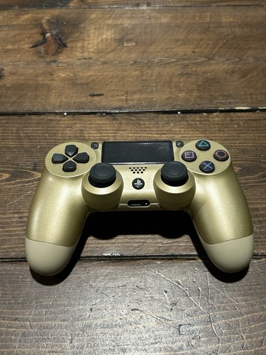 OEM Playstation 4 Gold DualShock 4 Wireless Controller Model CUH-ZCT2E ...